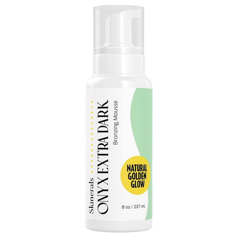Skinerals Self Tanner Sunless Bronzer Onyx EXTRA DARK with Natural and ...