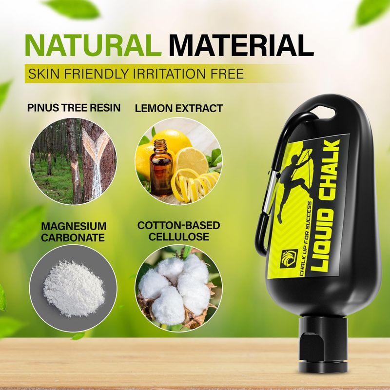 Pro Grade Liquid Chalk Mess-Free Chalk for Weightlifting, Gymnastics ...