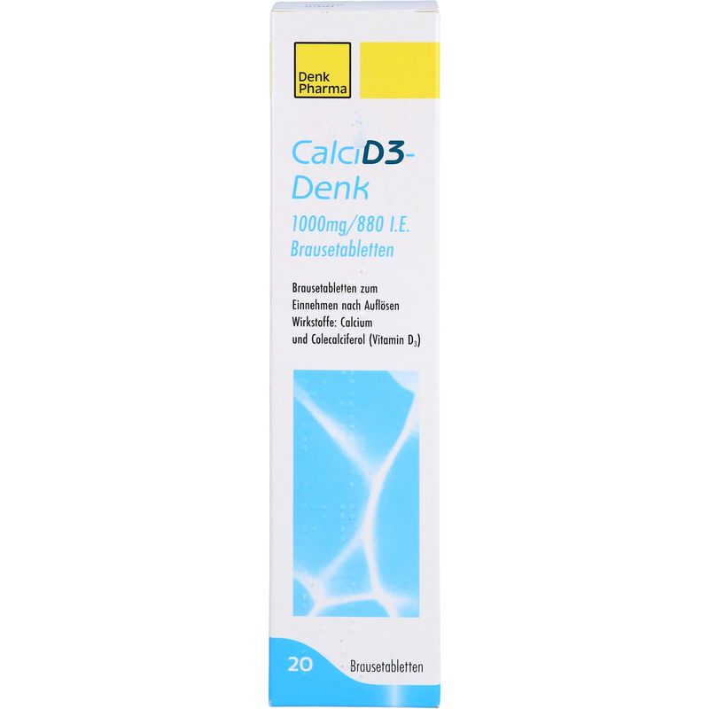 CALCI D3-Denk 1.000 mg/880 I.E. Brausetabletten 20 St - EveryMarket