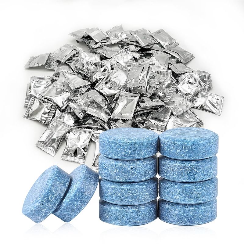 Yourkar 100 PCS Car Windshield Washer Tablets, Auto Glass Wiper Solid ...