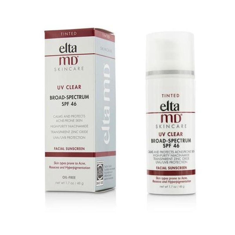 Elta MD UV Clear Facial Sunscreen SPF 46 - for skin types prone to acne rosacea ...