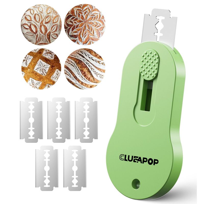 CLUEAPOP Bread Lame, Sourdough Scoring Tool, Extractable & Magnetic ...