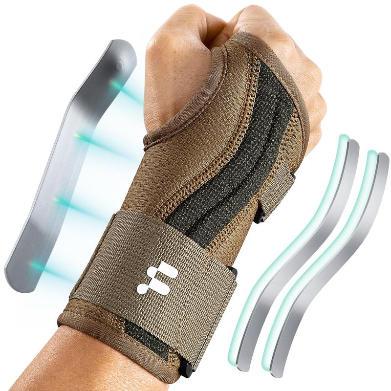 Fitomo Wear-Resistant Kevlar Wrist Support with Removable Aluminium ...