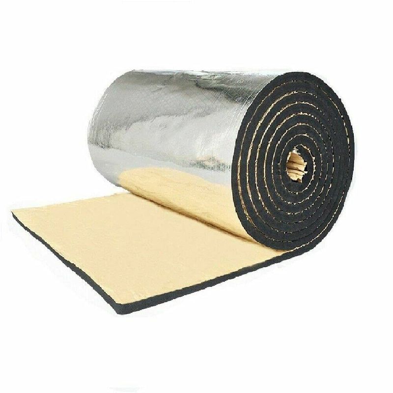 Car Insulation Material Mat 158"x40" Foam Insulation Shield Adhesive ...