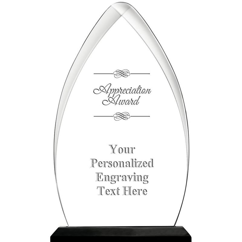 Crown Awards Customizable Gateway Skyline Acrylic Trophy Award, 6.75 ...