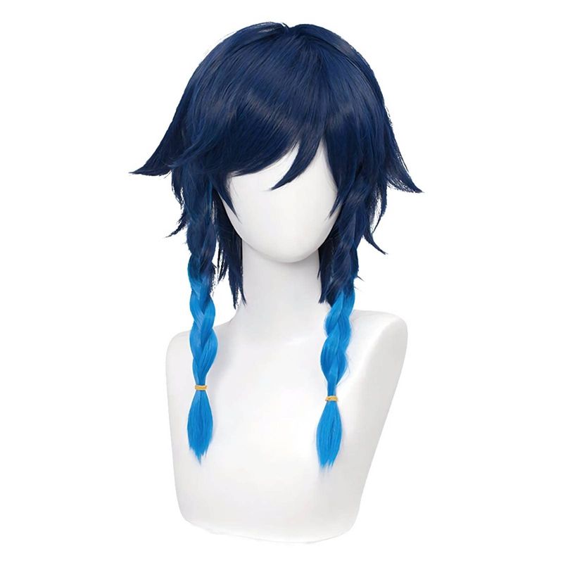 Soyusunny Venti Cosplay Wig Costume Genshin Impact Halloween Wigs ...