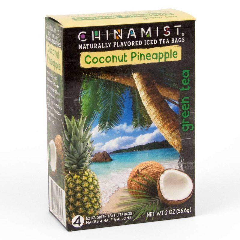 China Mist Iced Tea – Coconut Pineapple Green Tea Infusion – Refreshing ...