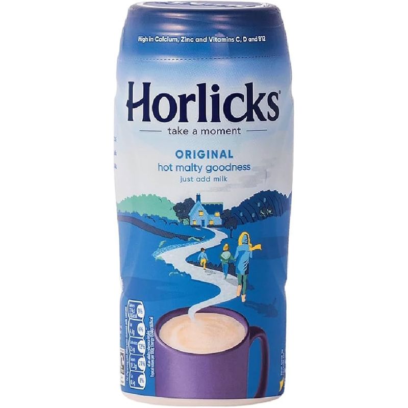 Horlicks Malted Milk Powder 400 Gram (Pack of 4 Jars) - Made in England ...