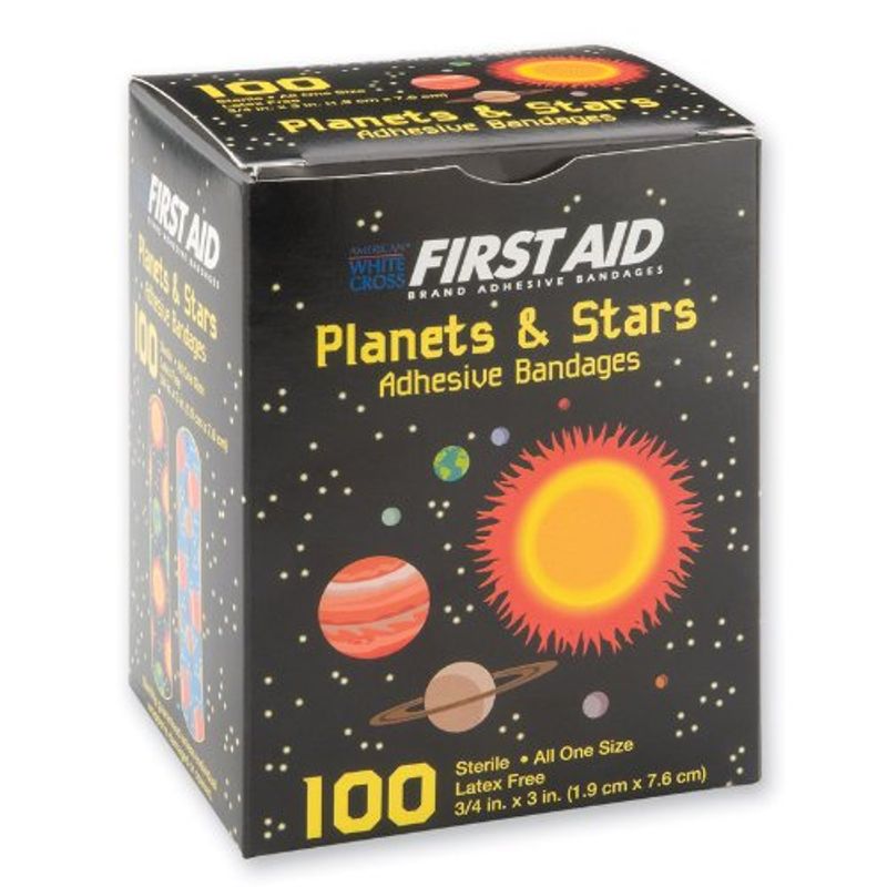 First-aid Planets & Stars Bandages - 100 Per Pack - Online Marketplace ...