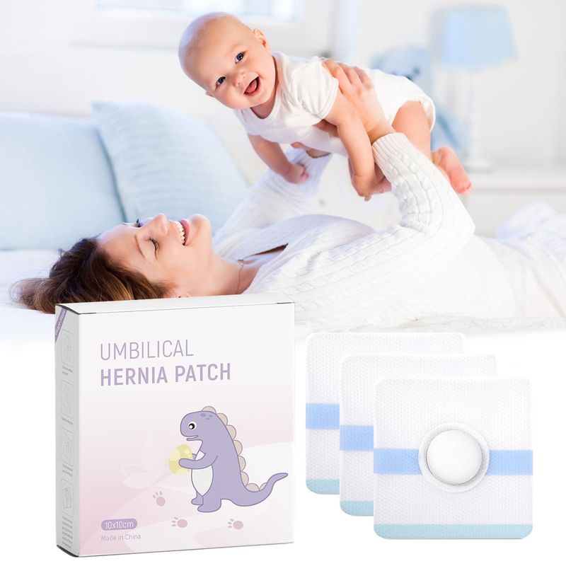 Baby Belly Navel Patches, Belly Button Shaper with Cotton Pads, Baby ...