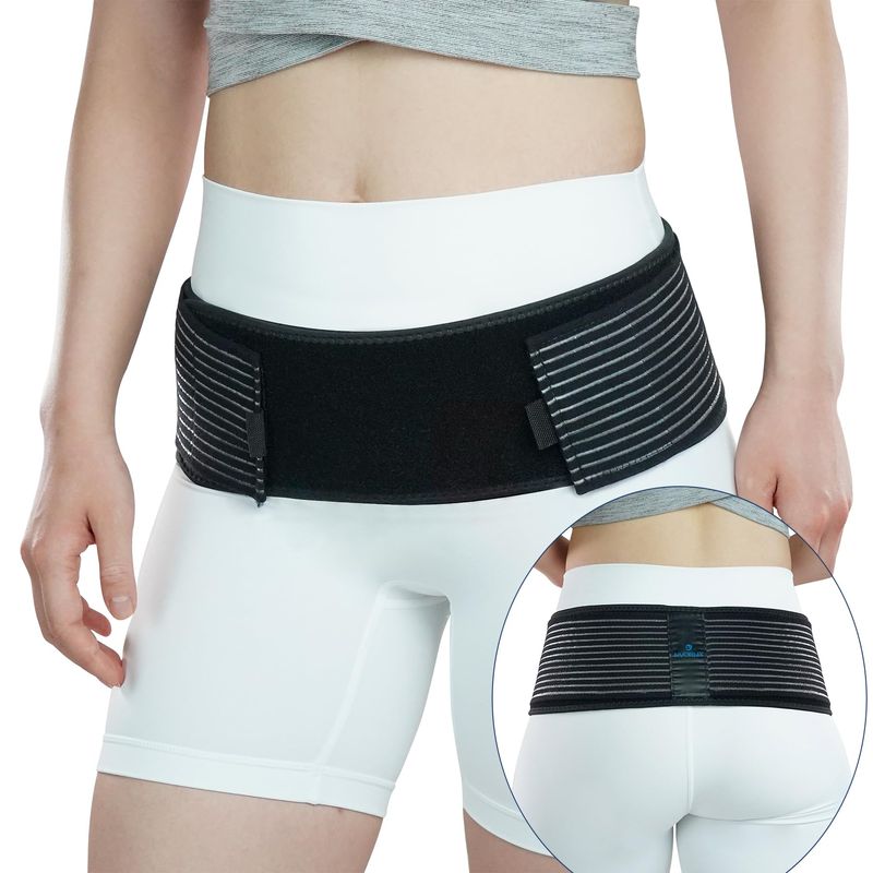 Nvorliy Sacroiliac SI Joint Hip Belt - Sacroiliac Hip Belt and Pelvic ...