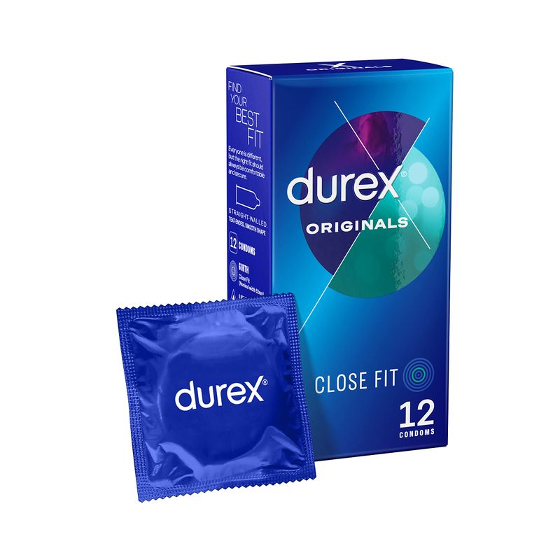 Durex Originals Close Fit Condoms for Comfort and Confidence, Pack of ...