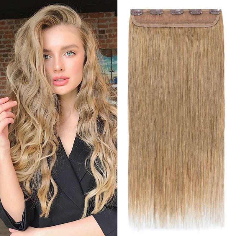 Remy Clip in Human Hair Extensions (#27 Dark Blonde, 14inch-75g) One ...