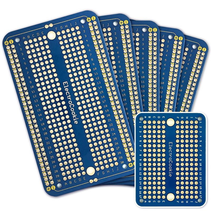 Electro-Cookie Solble Breadboard PCB Board for Arduino and Electronics ...