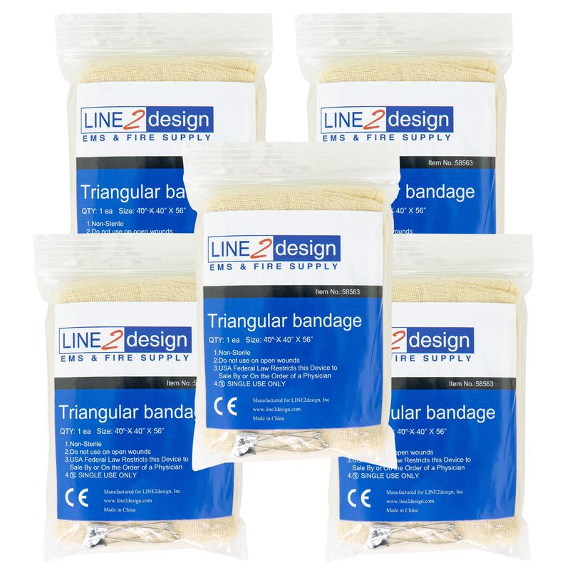 LINE2design Triangular Bandage - First Aid Bandage Wound Dressing ...