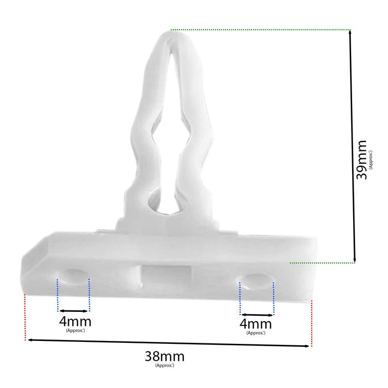 SPARES2GO Door Pin Plastic Catch Latch for Amica ADV7CLCW WTA14304W ...