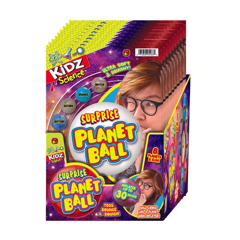 JA-RU Surprise Planet Ball (12 Surprise Planets) Inflatable Ultra Soft ...