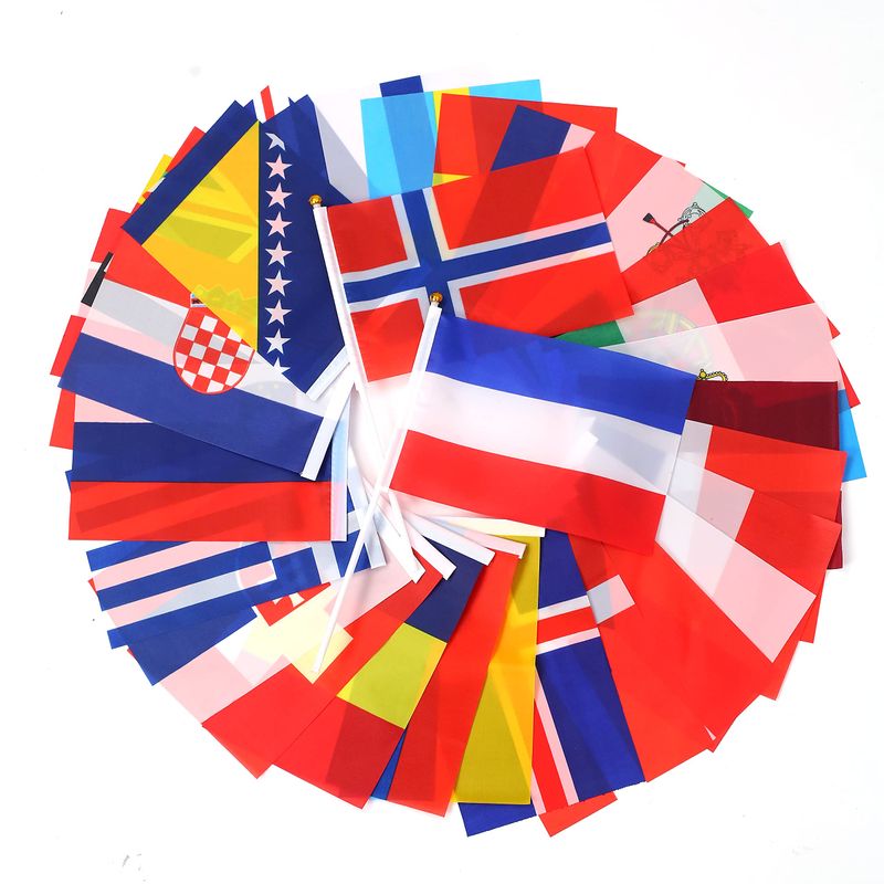 43 Pack European Country Flags, Small Flags of the World International ...