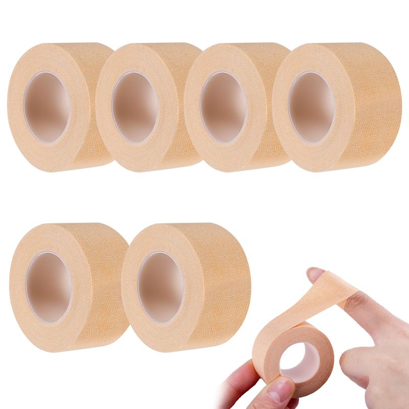 6 Rolls Self-Adhesive Wrap Tapes, Adhesive Bandage Tape Skin ...