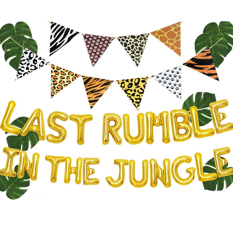 JeVenis Last Rumble In The Jungle Bachelorette Party Decorations Jungle ...