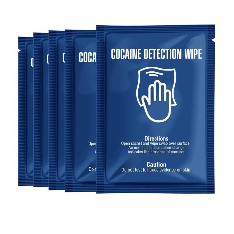 Cocaine Detection Wipes Pack of Sachets - Detect The Presumptive ...