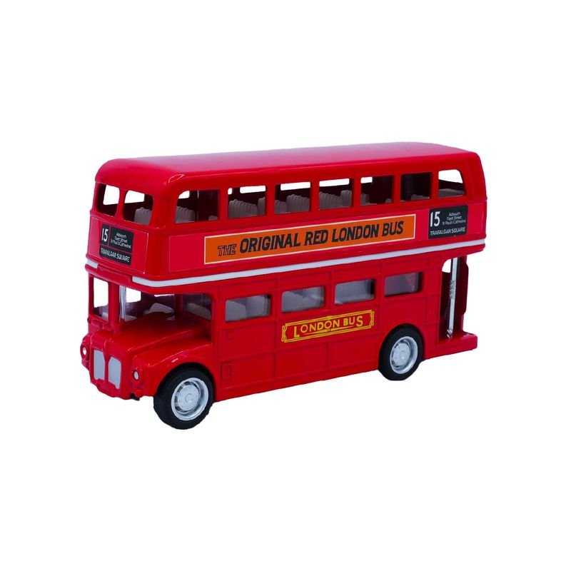 Original Double Decker Red London Bus Diecast Model - Realistic Diecast ...