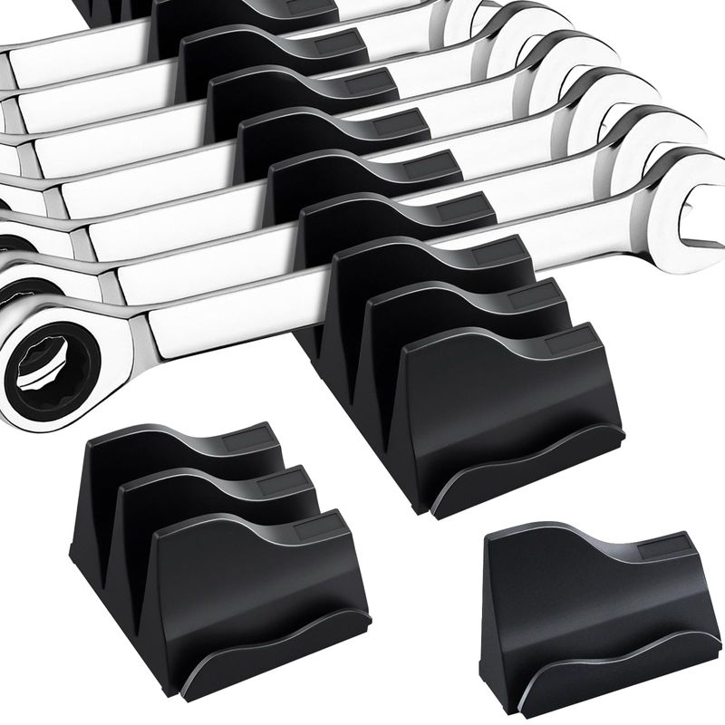 KOROICK 21-Tool Magnetic Wrench Organizer, Customizable Wrench ...