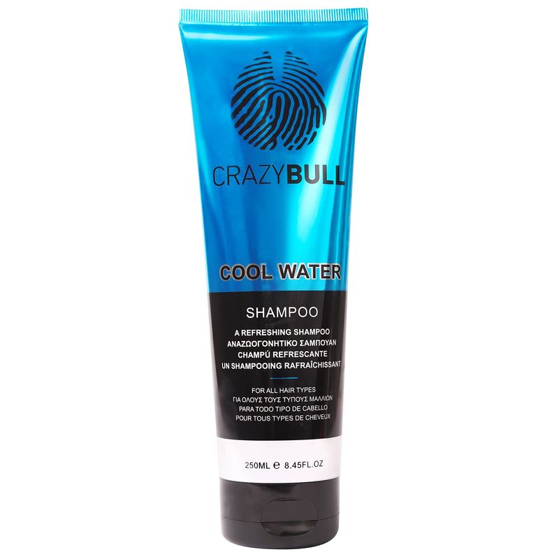 Crazy Bull Cool Water Clarifying Shampoo - Oily, Dry, & Itchy Scalp ...