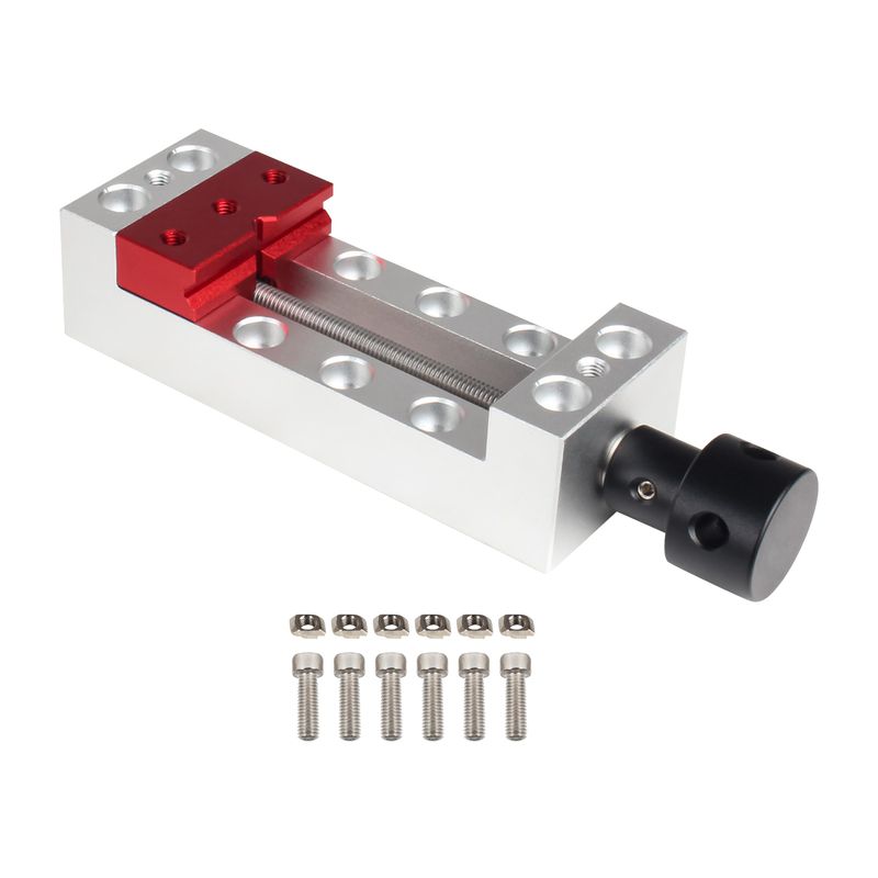 YIDOFENG Mini Flat Clamp, Aluminum Flat Bench Vise, Mini Drill Press ...