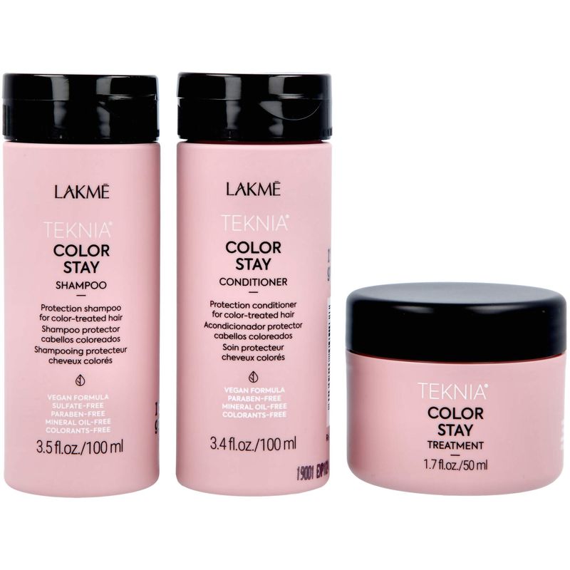 Lakmé Teknia Color Stay Travel Pack - 3.4 oz sizes of Color Stay ...