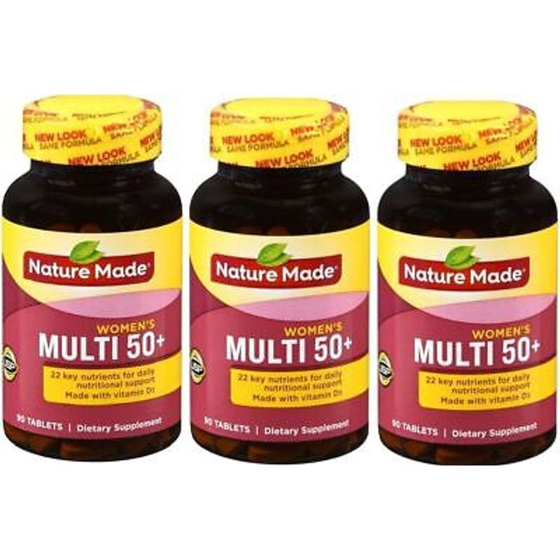 Nature Made Multivitamin Women 50+ Tab 90ct (3 Pack) - Online ...