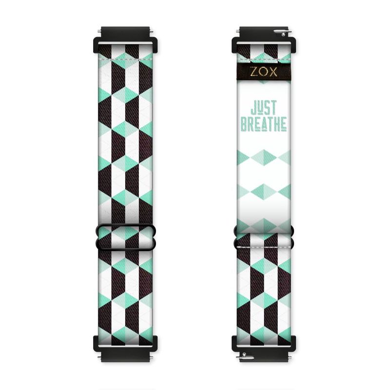 ZOX Android Smart Watch Band – Just Breathe | Soft, Adjustable Elastic ...