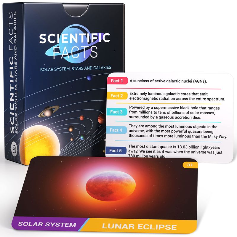 75 Space Flash Cards – STEM Learning Resource - Solar System, Stars ...