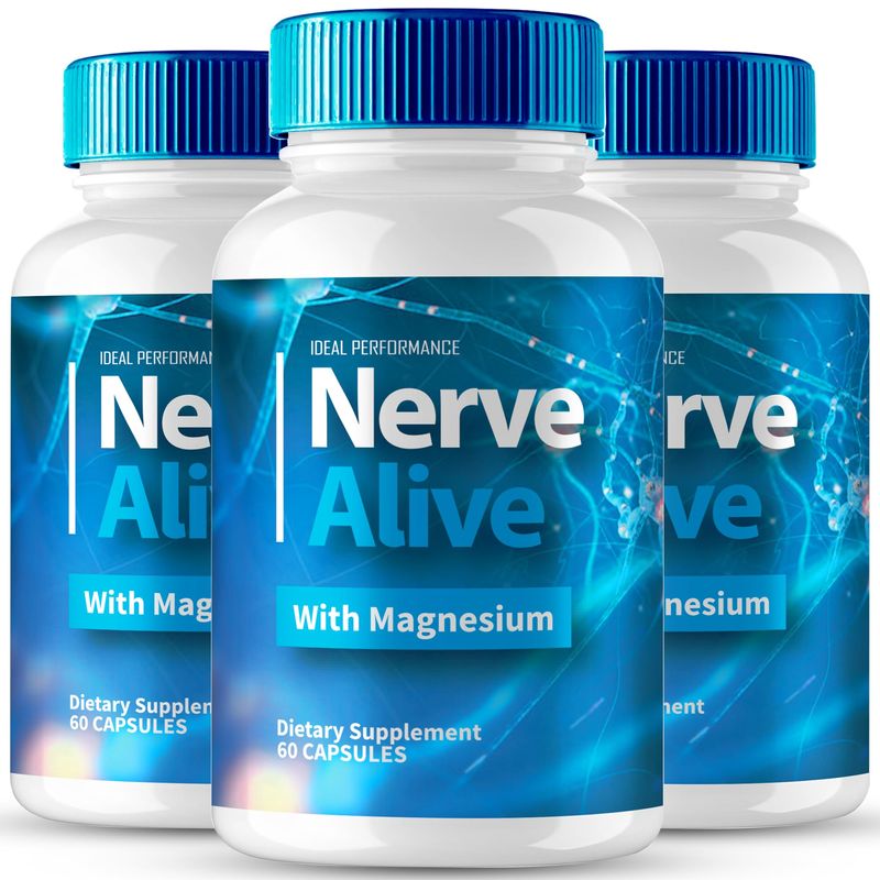 Nerve Alive for Nerve Capsules, Nerve Alive for Neuropathy Supplement ...