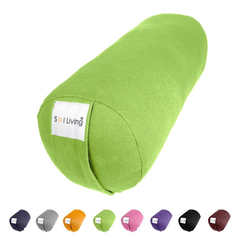 Sol Living Yoga Bolster Pillow for Restorative Yoga Meditation Bolster ...