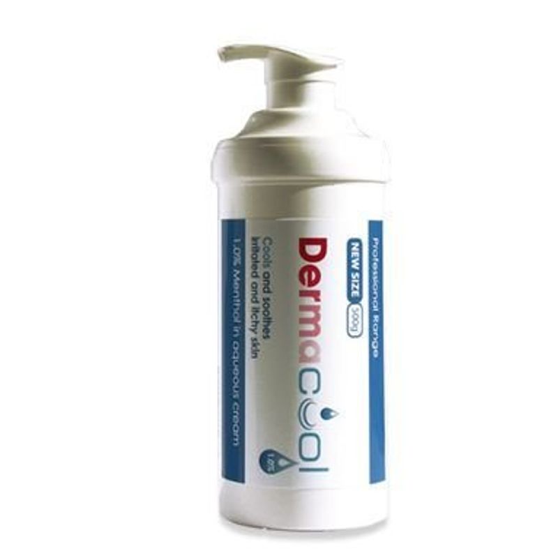 DermaCool Forte 1.0% Menthol In Aqueous Cream 500g Pump - EveryMarket