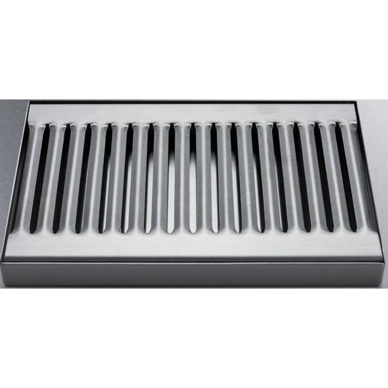 Summit Appliance SS DRIP Tray Stainless Steel Drip Tray for Beer Dispensers, Rust-Proof ...