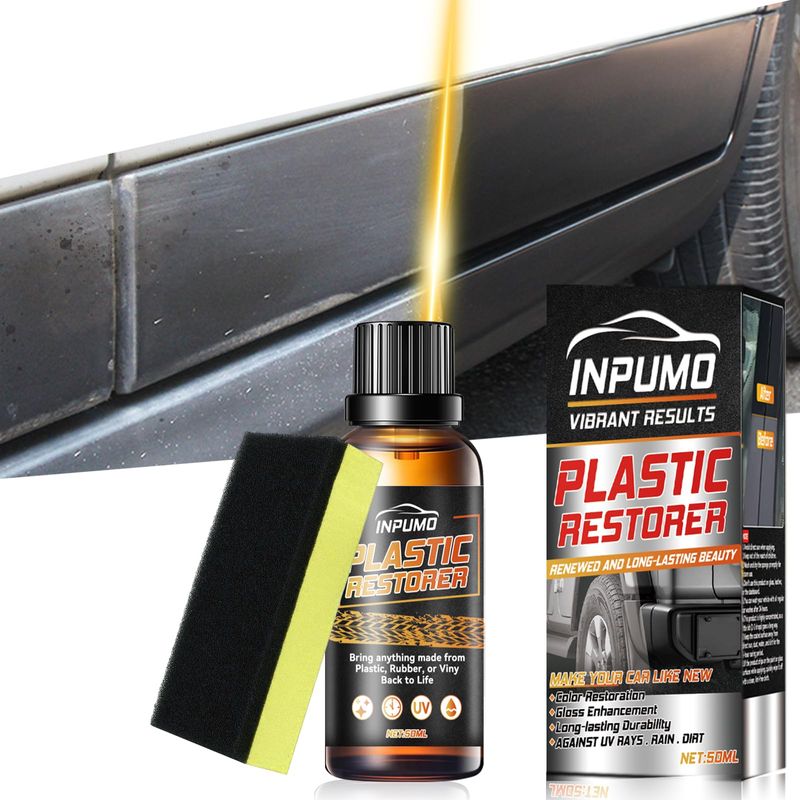 Car Plastic Restorer, Back to Black Trim Restorer, Qucik Crystal ...