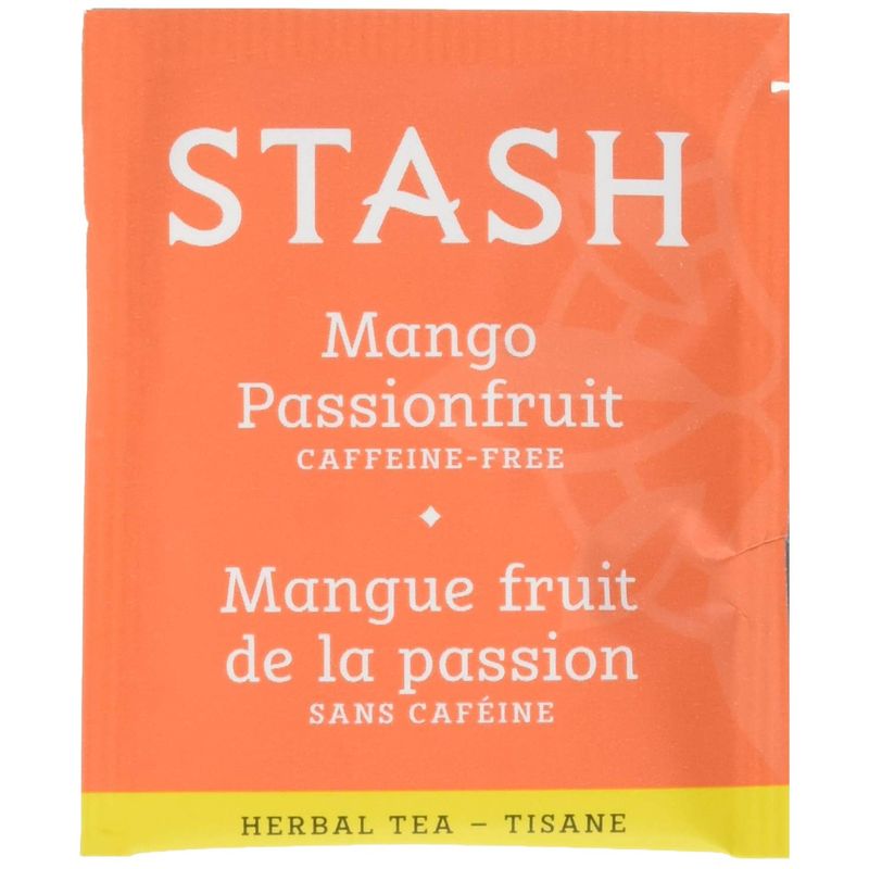 Stash Tea Mango Passionfruit Herbal Tea, Box of 100 Tea Bags - Online ...