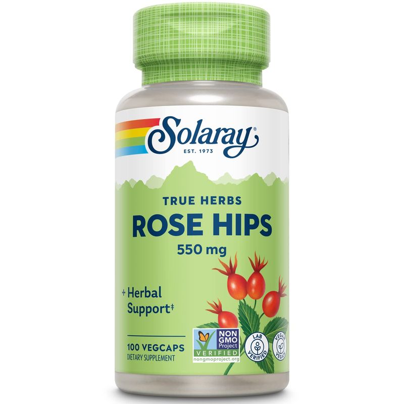 SOLARAY Rose HIPS Fruit 550mg | Healthy Skin, Joints & Immune Function ...