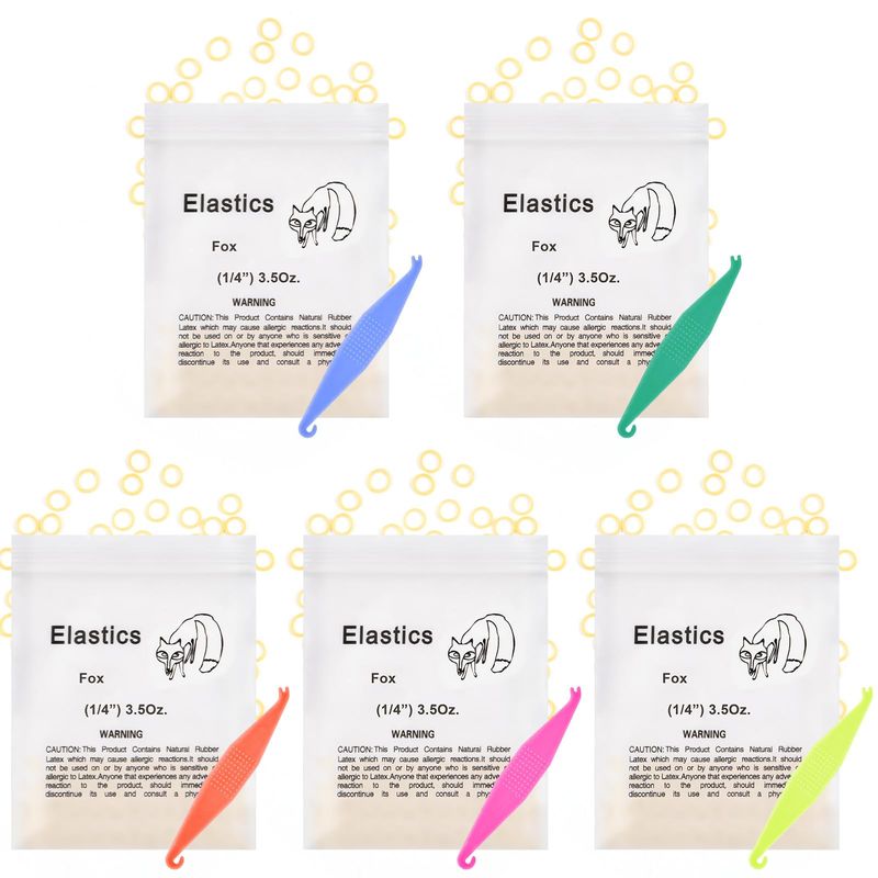 OFFCUP Orthodontic Elastic Bands, 500pcs Dental Rubber Traction Bands ...