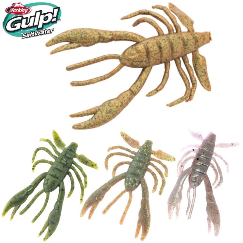 Berkley Gulp!® Saltwater Crabby; Realistic Soft Plastic Crab Lure for ...