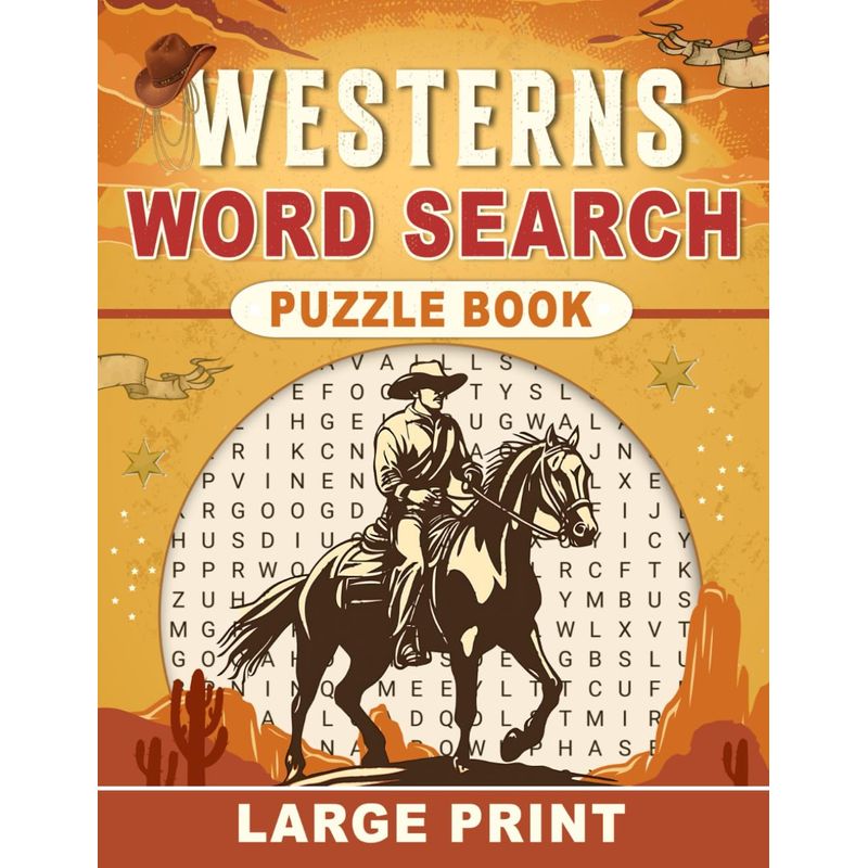 Westerns Word Search Puzzle Book - EveryMarket