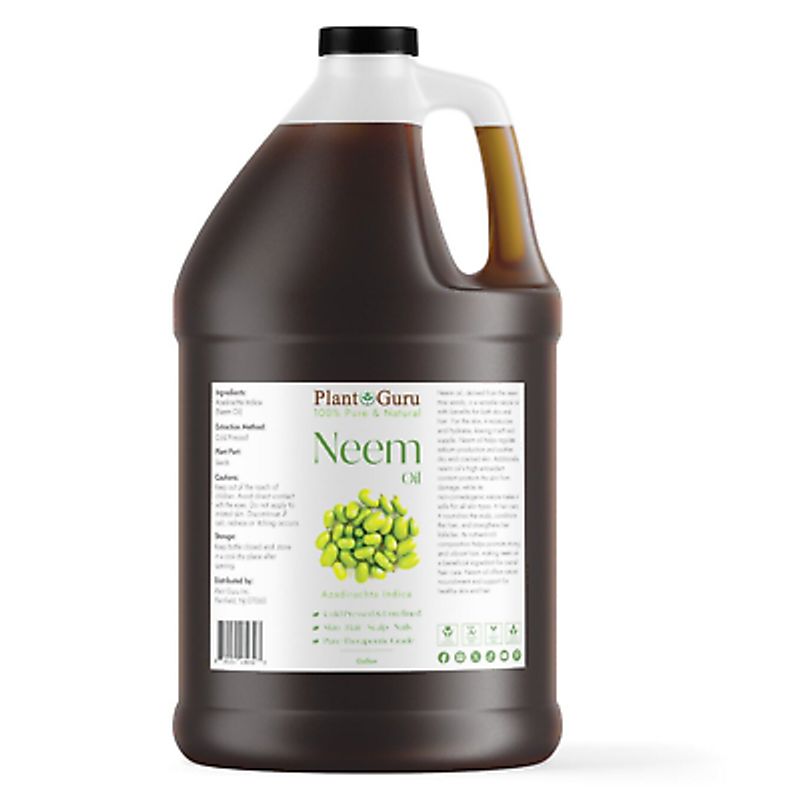 Neem Oil Gallon 7.5 lbs. Cold Pressed Unrefined Virgin 100% Pure ...