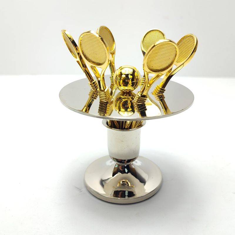 Set of 6 Tennis Racquet Hors d'Oeuvre Appetizer Picks/Cocktail Picks ...