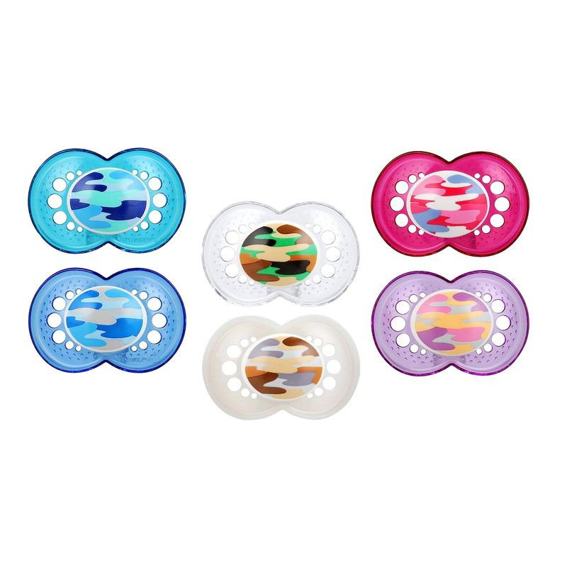 MAM Original Pacifier, 16+ Months, 6 Pieces, Nipple Shape Helps Promote ...