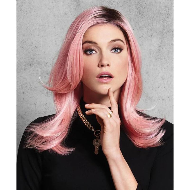 HairDo Pinky Promise Wig New Heat Friendly Fiber And Rooted Pink Color ...