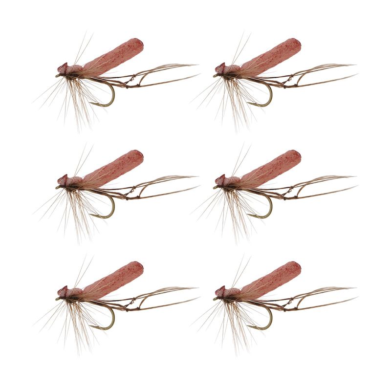 LT Easiyl 6pcs Foam Daddy Long Legs Tan Flies #10 Hook Dry Trout ...