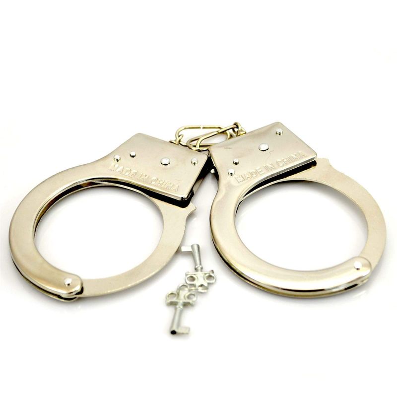 SHATCHI Handcuffs with 2 Keys Police Cosplay Girls Hen Night Out Bridal ...
