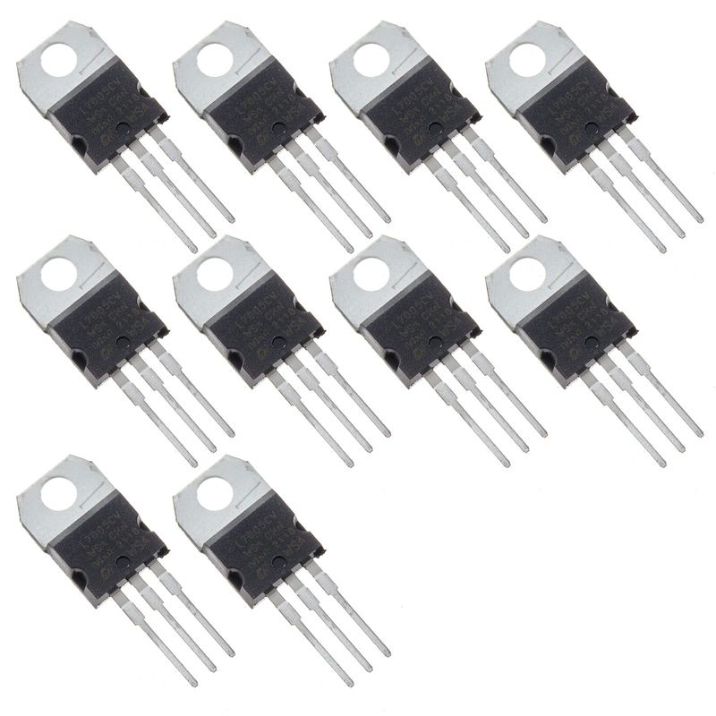 通用 horinker 10pcs L7805CV Three Terminal Positive Voltage Regulator IC 1.5A 5V,TO220. - Online ...